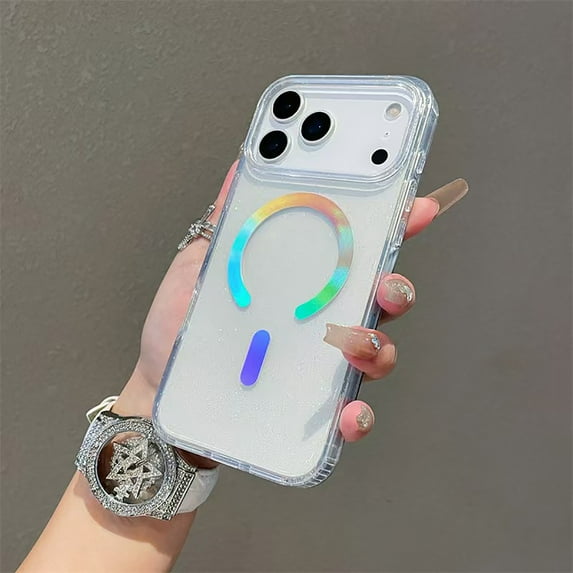 Bling Glitter Magnetic Case For iPhone 16 Plus, Compatible with MagSafe ...