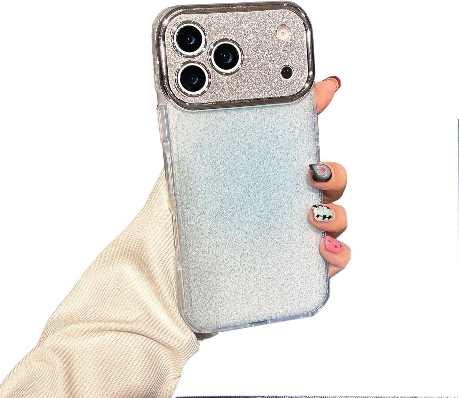 Bling Glitter Shiny Diamond Camera Protection Phone Case for iPhone ...