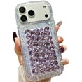 Bling Glitter Shiny Rhinestone Phone Case for iPhone (iPhone 13 Pro ...