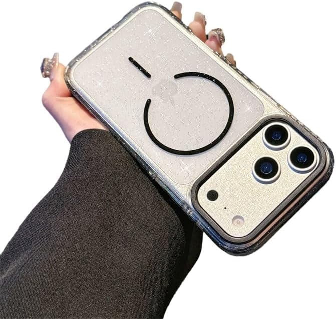 Bling Glitter Solid Color Frame Magnetic Phone Case for iPhone ...