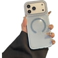 Bling Glitter Sparkle Camera Edge Magnetic Phone Case for iPhone ...