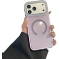 Bling Glitter Sparkle Camera Edge Magnetic Phone Case for iPhone ...