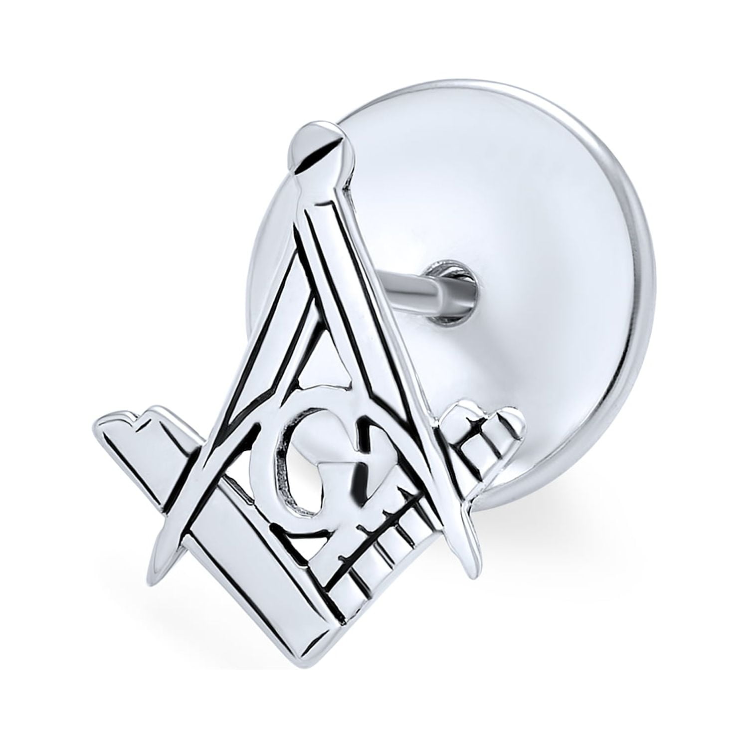 Bling Jewelry Mens Freemasons Masonic Compass Brooche Pin for Men in ...