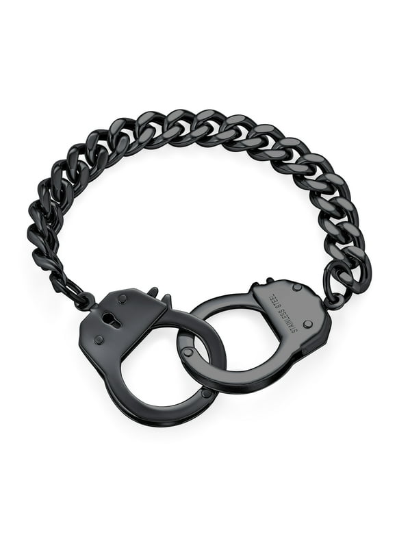 Mens Handcuff Bracelet