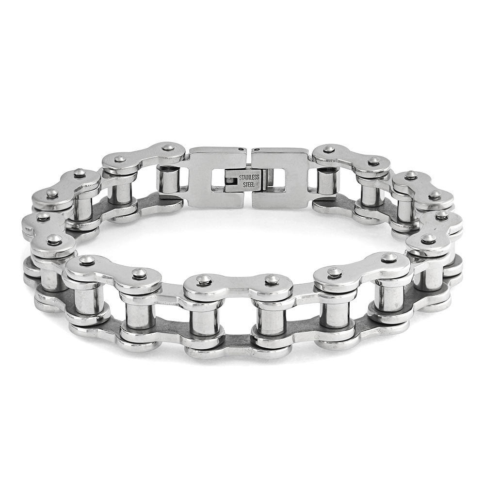 Bling Jewelry Mens Men's Biker Jewelry Bicycle Link Mechanic Chain ...