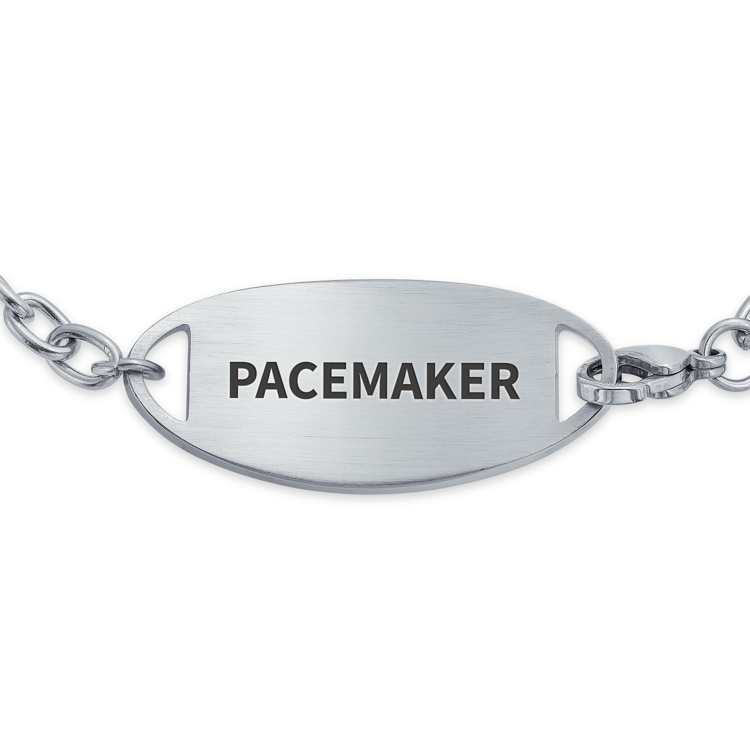 Bling Jewelry Womens Miami Cuban Link Medical ID Bracelet Stainless ...