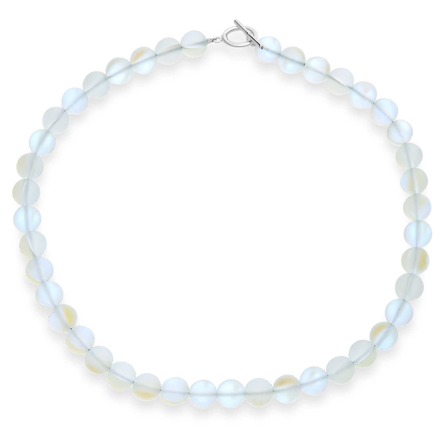 Bling Jewelry Womens Plain Western Jewelry Moonstone 10MM Bead Strand ...