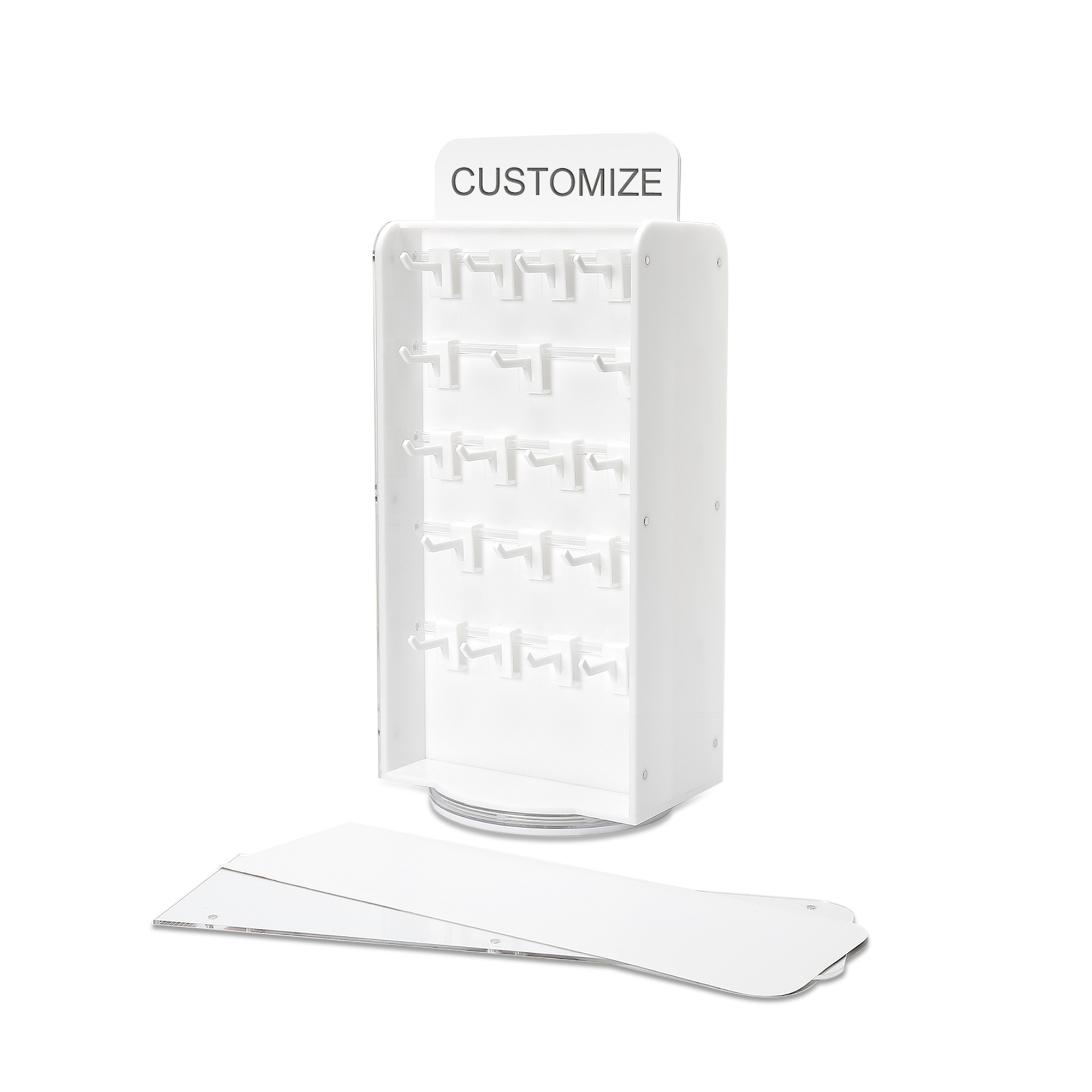 Bling Jewelry Unisex White Countertop Display Rack Retail Store Fixture ...