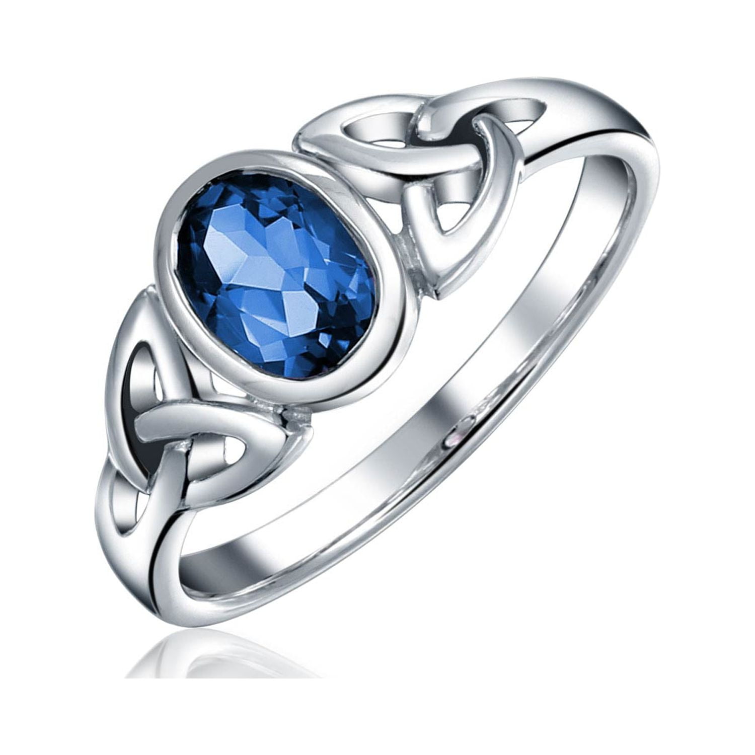 Bling Jewelry Womens Birthstone Gemstone Silver Ring with Moonstone and ...