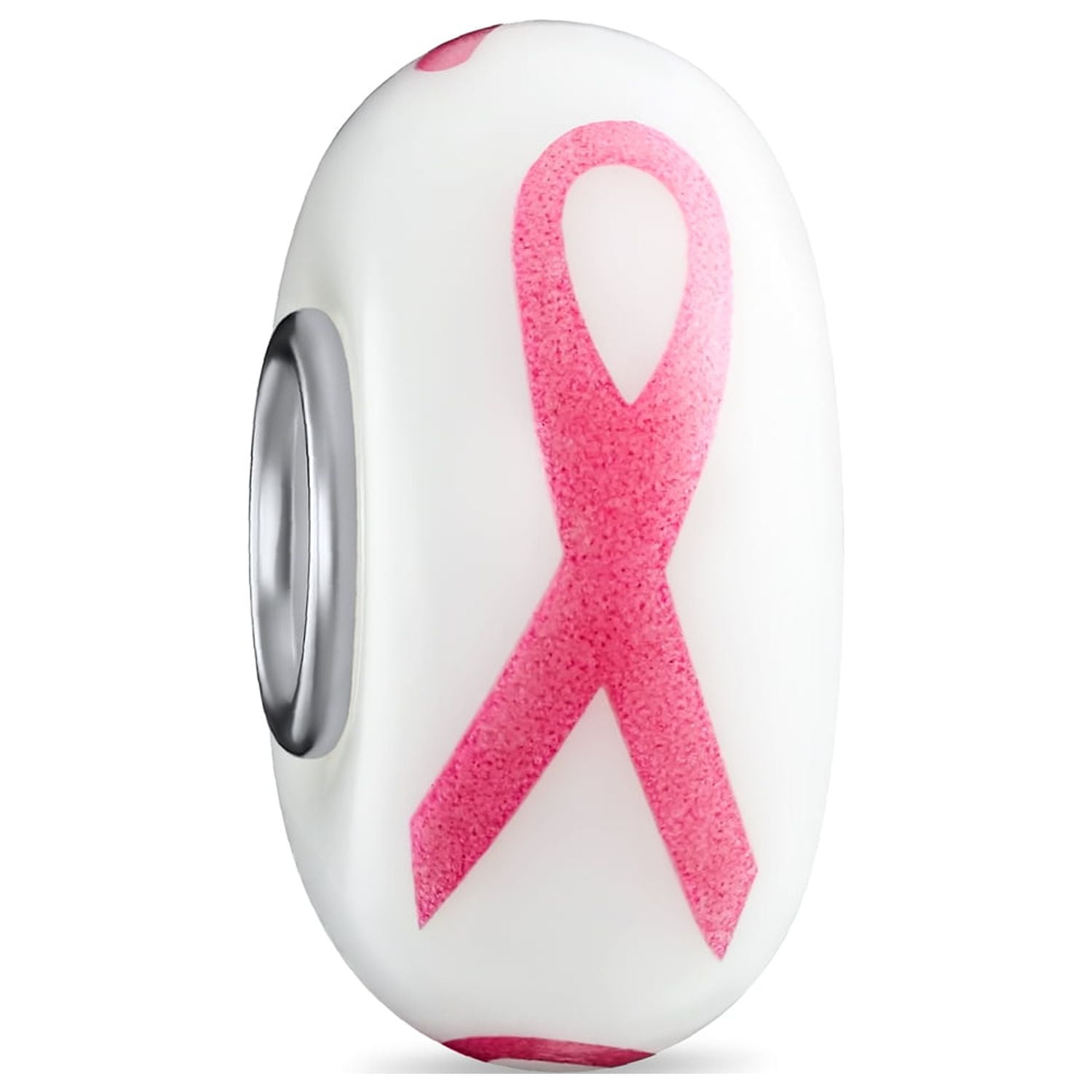 Bling Jewelry Womens Breast Cancer Survivor Glass Charm Bead Pink ...