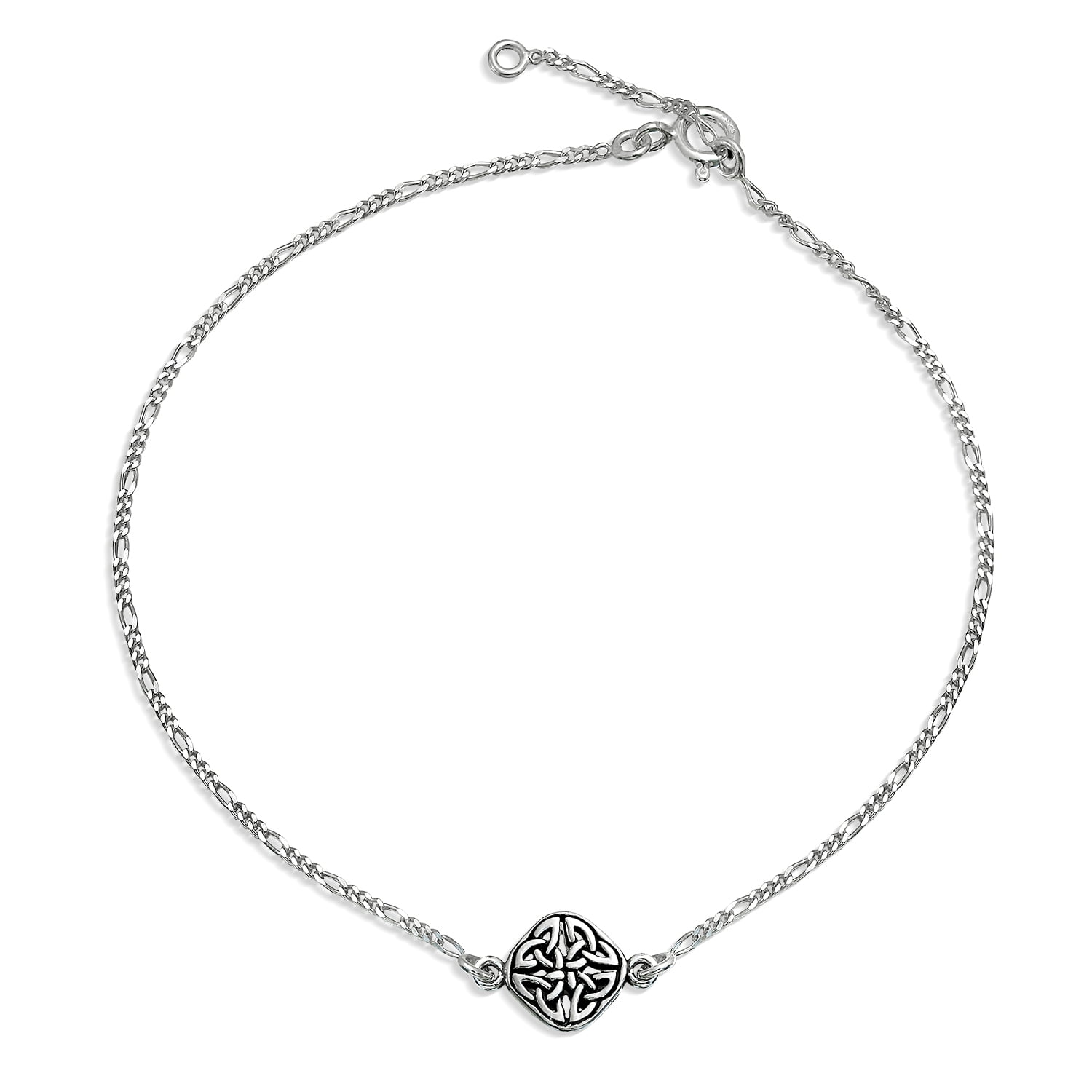 Bling Jewelry Womens Celtic Love Knot Anklet Ankle Bracelet Sterling ...