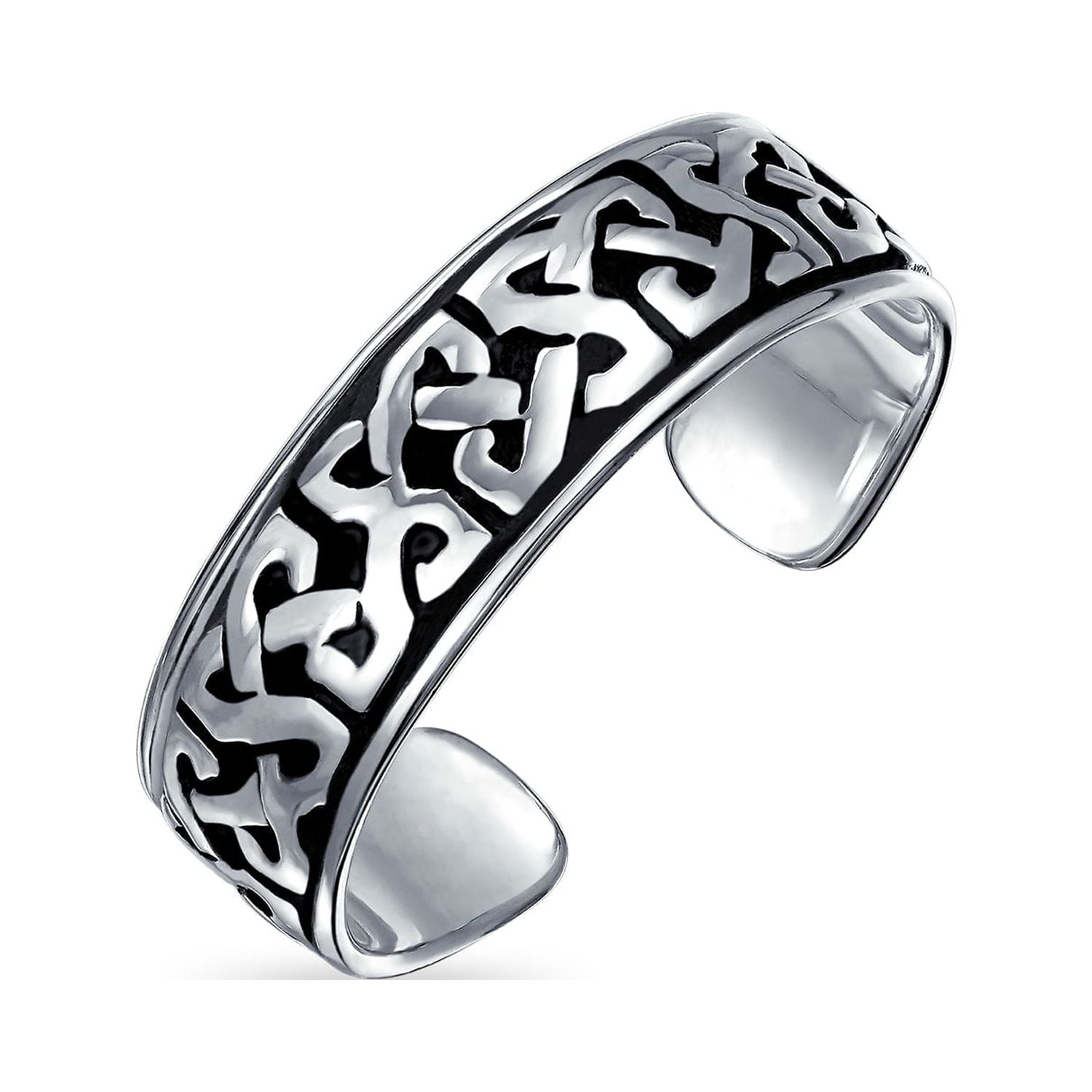Bling Jewelry Womens Celtic Trinity Band Toe Ring in Oxidized Sterling ...