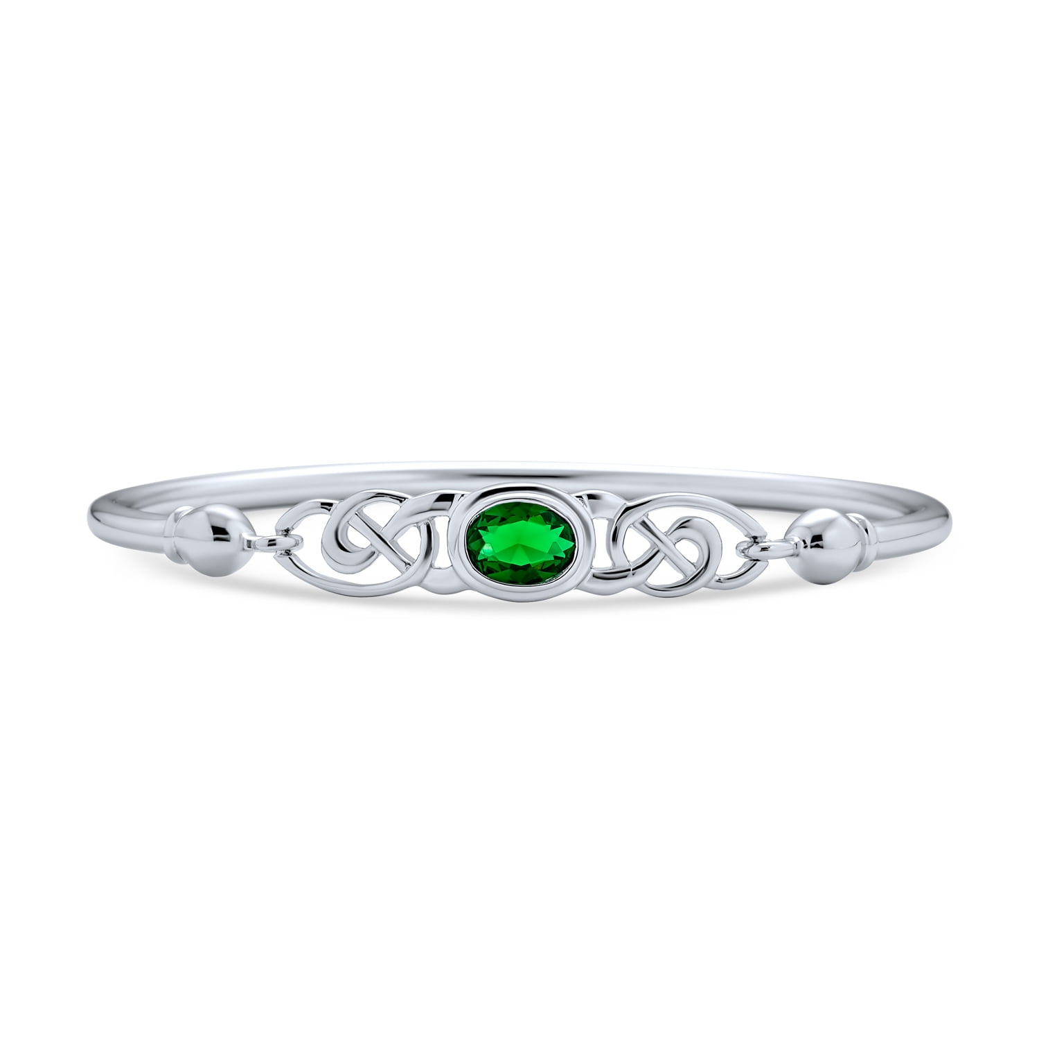 Bling Jewelry Womens Romantic Infinity Love Knot Celtic Bangle Bracelet ...