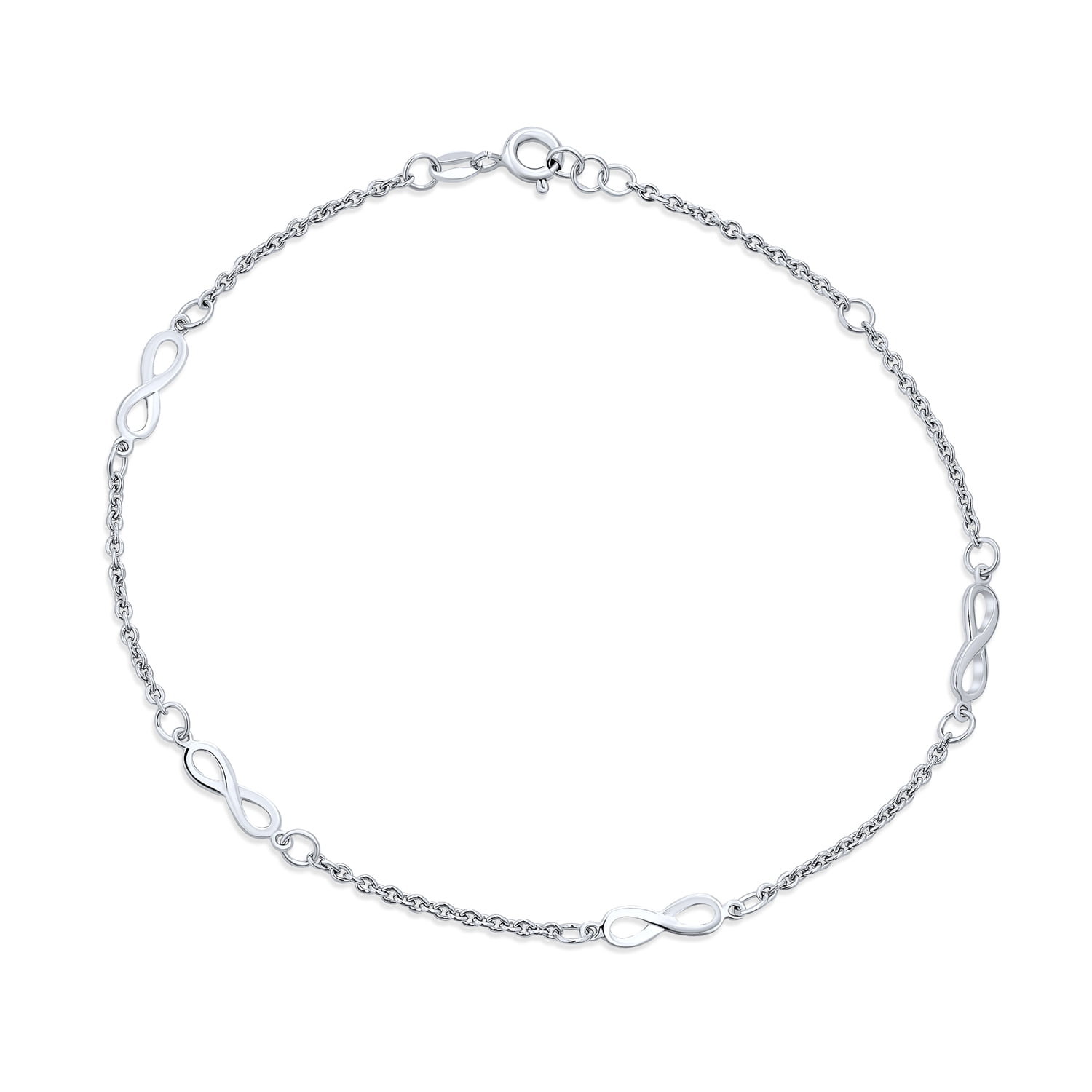 Bling Jewelry Womens Dainty Romantic Love Knot Multi Infinity Symbol ...