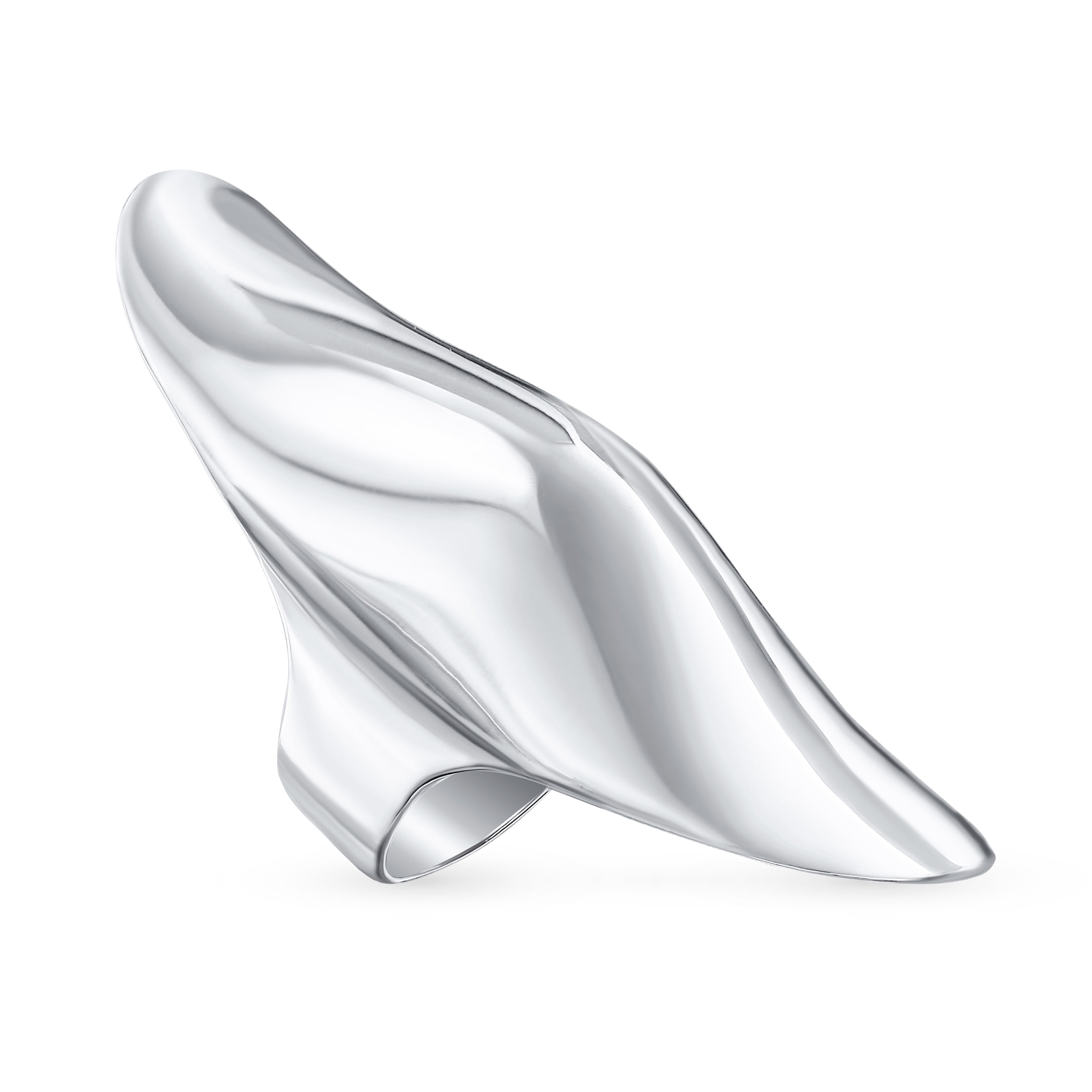 Bling Jewelry Womens Statement Full Finger Silver Ring Sterling Silver ...