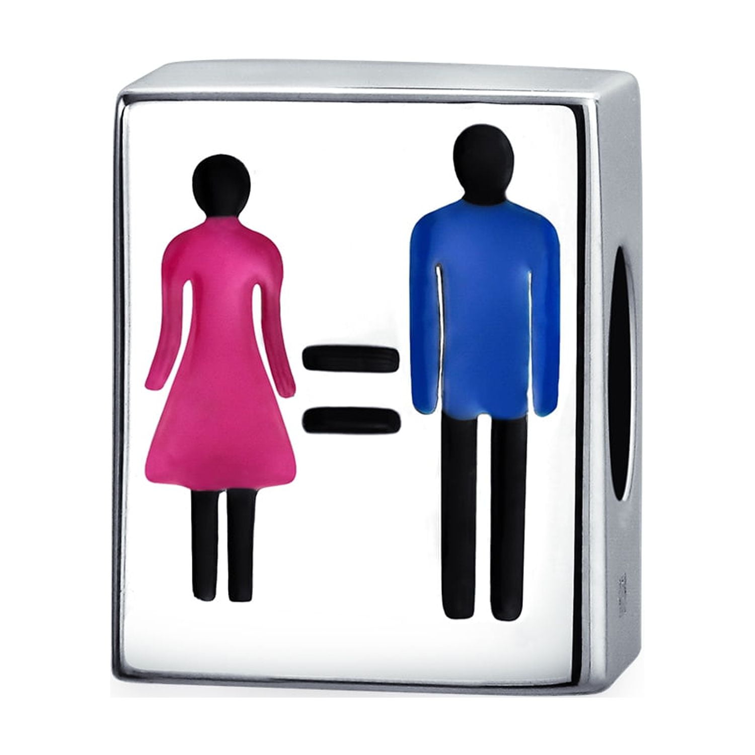 Bling Jewelry Womens Gender Equality Charm Bead Sterling Silver for ...