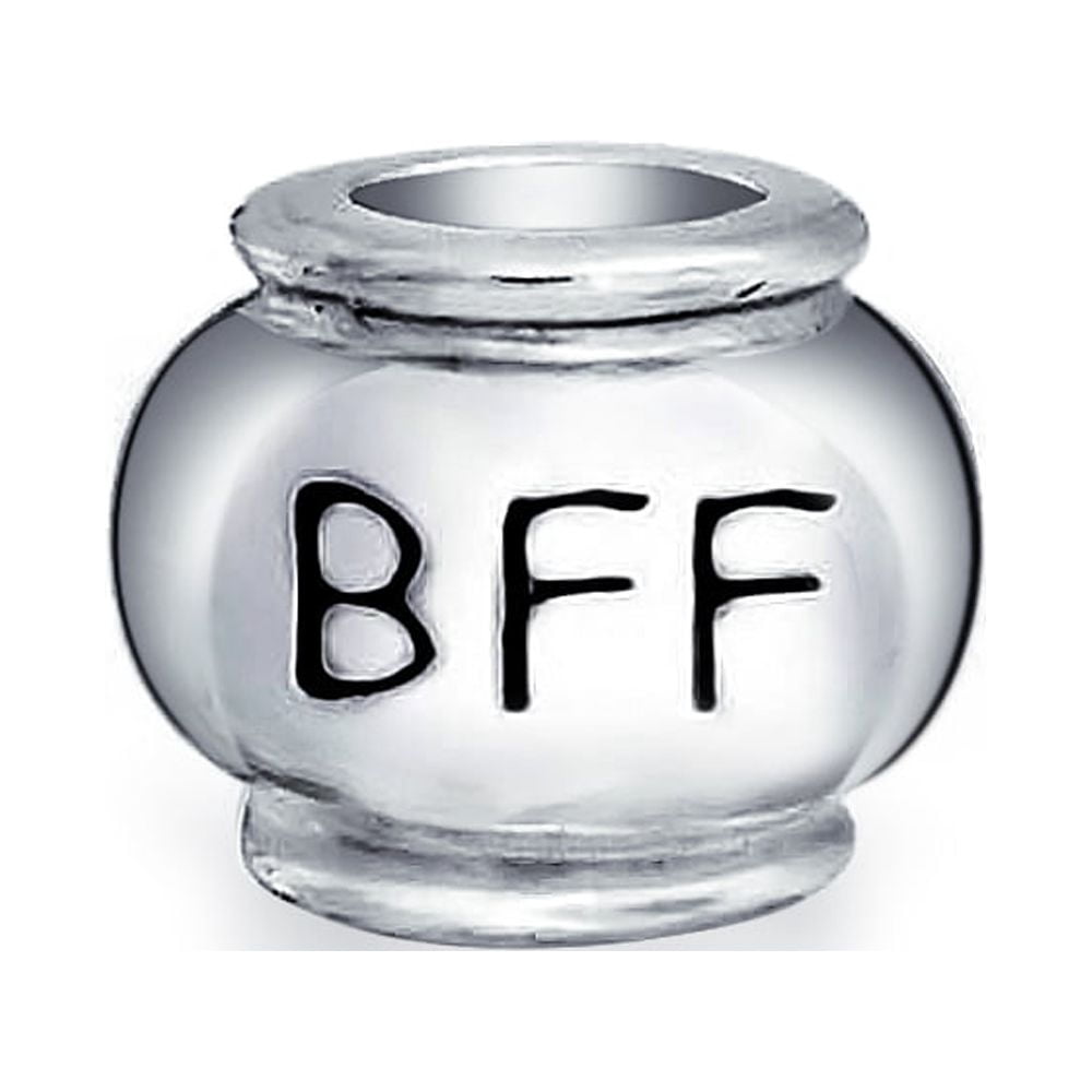 Bling Jewelry Womens Hope Believe Survivor Message Charm Bead Sterling Silver for European ...