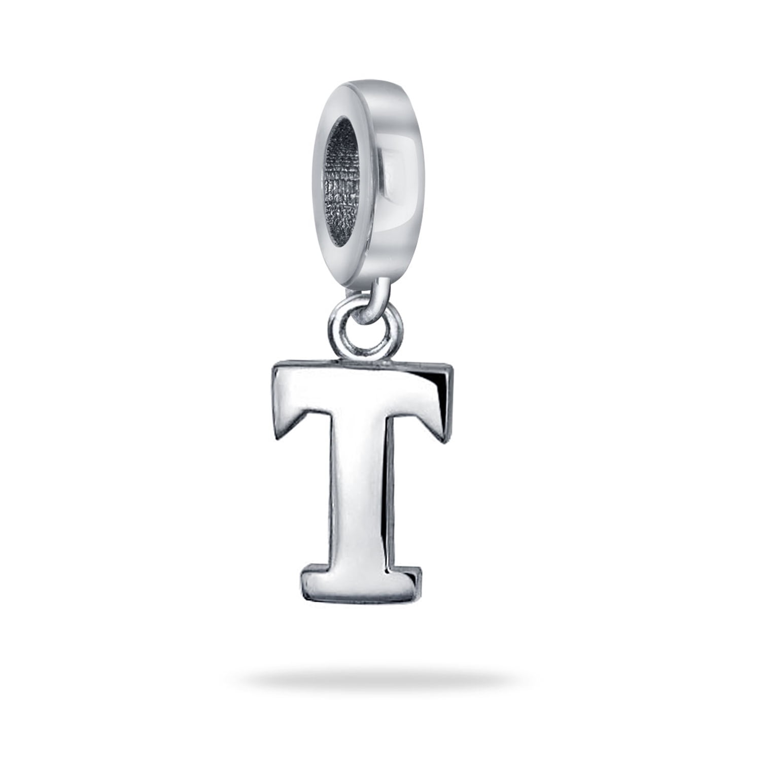 Bling Jewelry Womens Initial Alphabet Bead Charm Sterling Silver A-Z ...