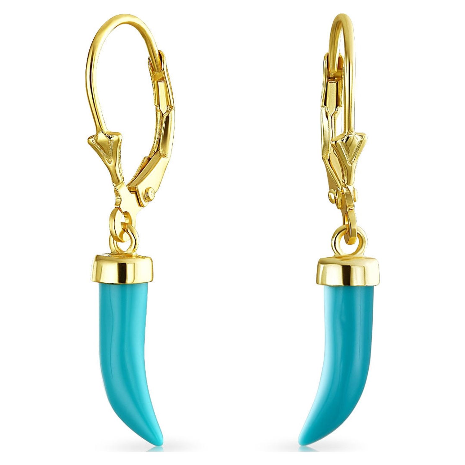 Bling Jewelry 14K Gold Plated Sterling Silver Italian Lucky Tooth ...