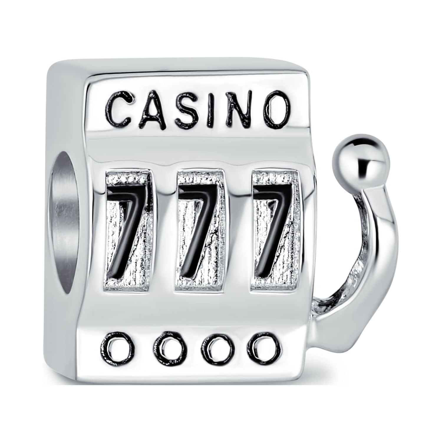 Bling Jewelry Womens Las Vegas Lucky 777 Casino Slot Machine Charm Bead ...