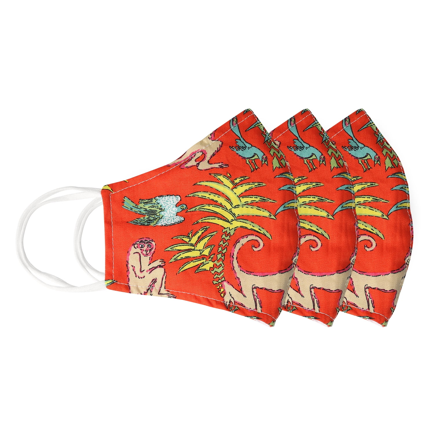 Bling Jewelry Womens Multi Color Clover Print Fabric Face Mask Nose ...