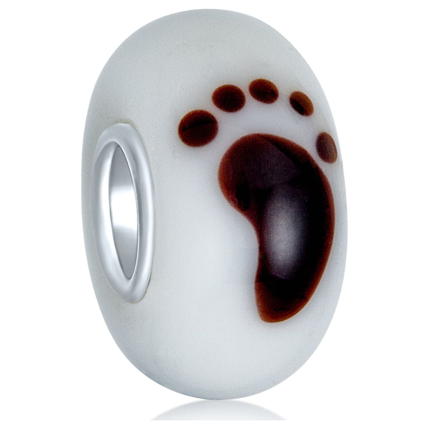 Bling Jewelry Womens Murano Glass Charm Bead with Sterling Silver Core ...