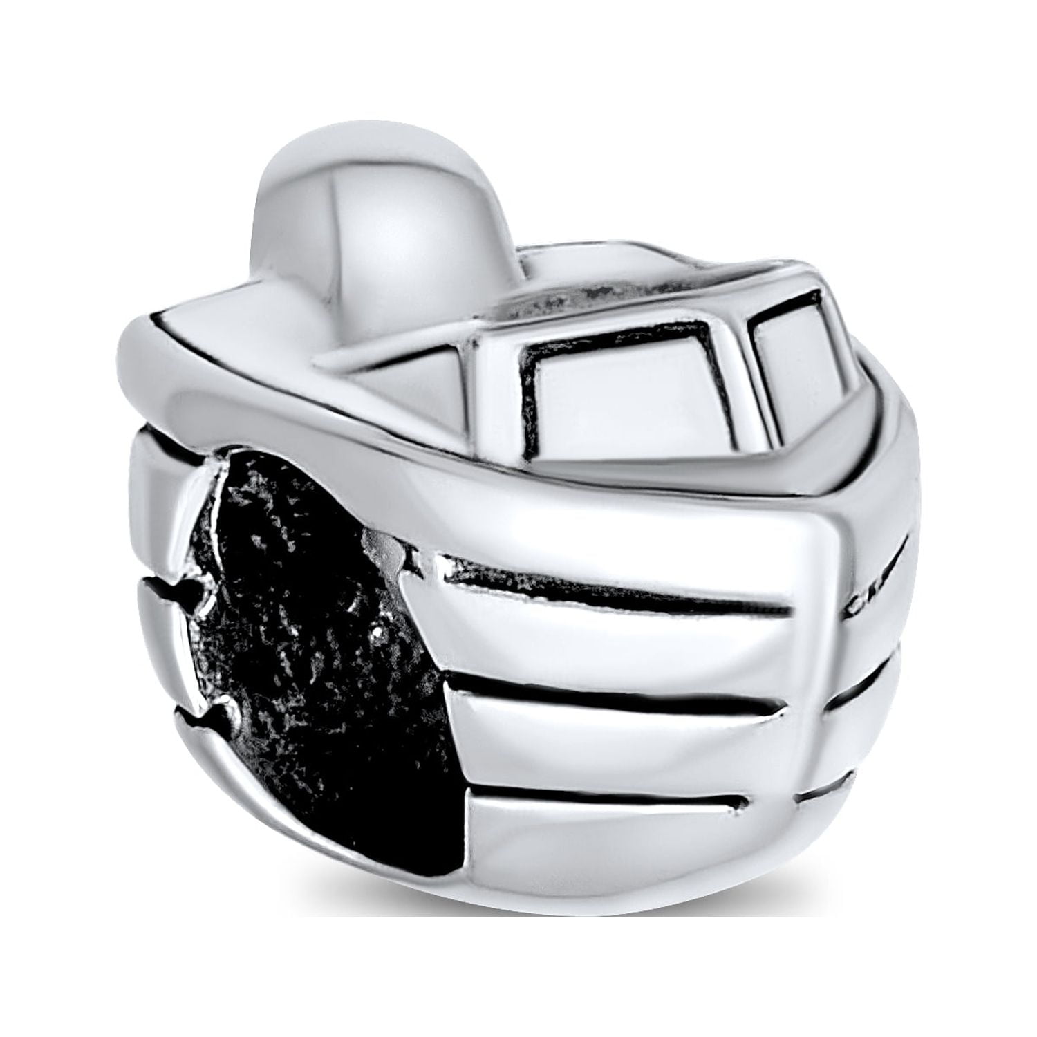 Bling Jewelry Womens Nautical Speed Boat Charm Bead .925 Sterling ...