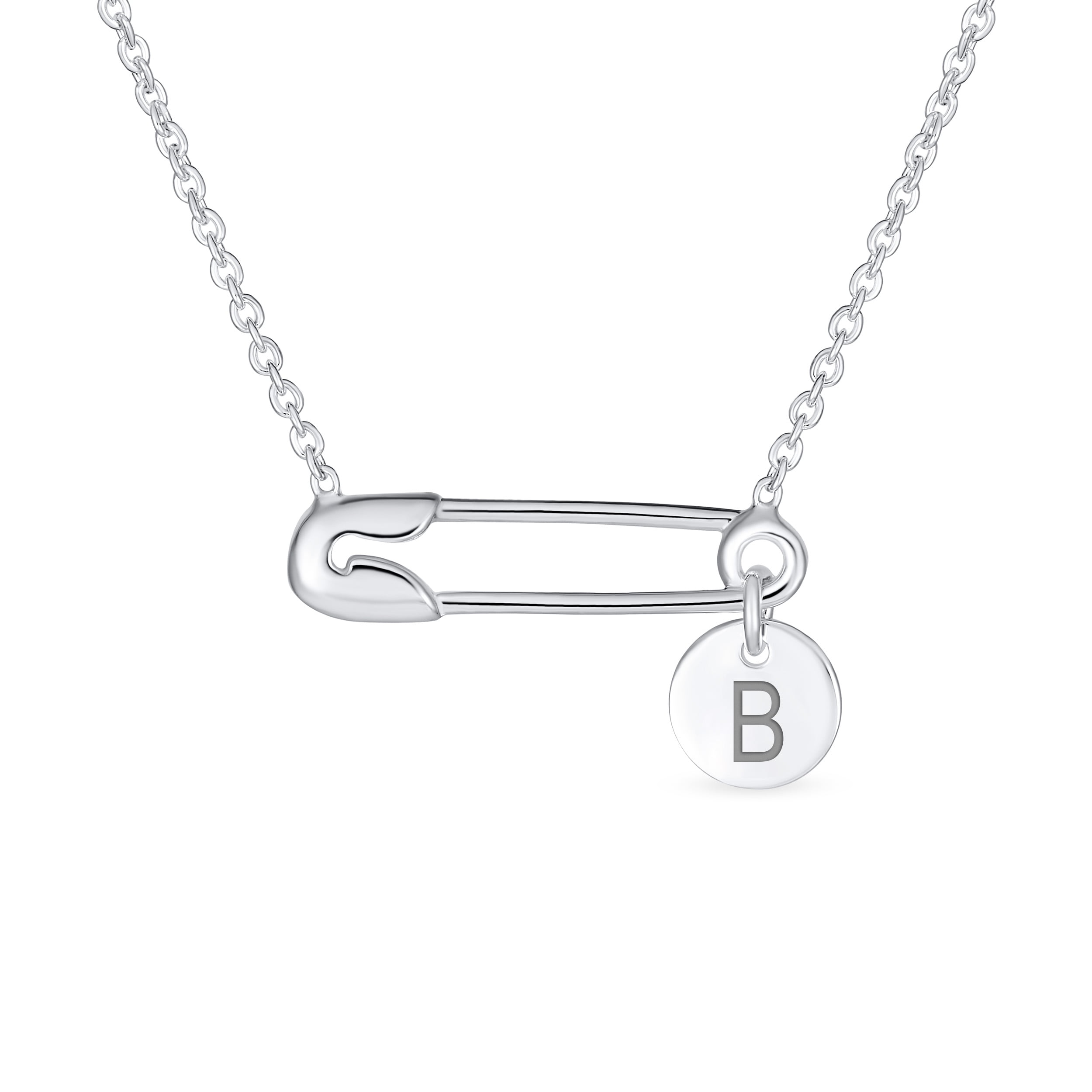 Bling Jewelry Womens Solidarity Round Circle Sideways Safety Pin ...