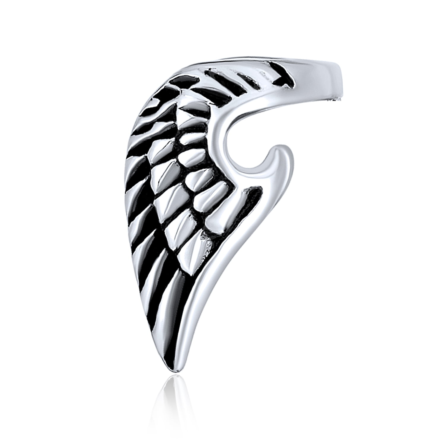 Bling Jewelry Womens Guardian Angel Wing Ear Cuff Cartilage Clip ...