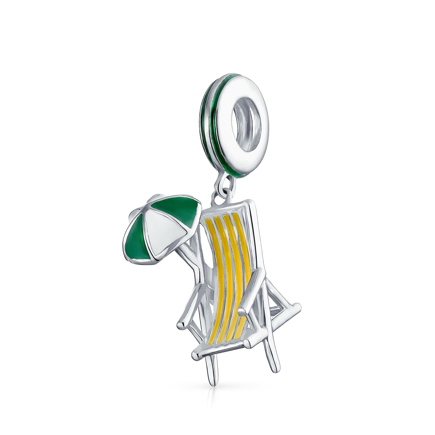 Bling Jewelry Womens Tropical Vacation Umbrella Beach Chair Dangle ...