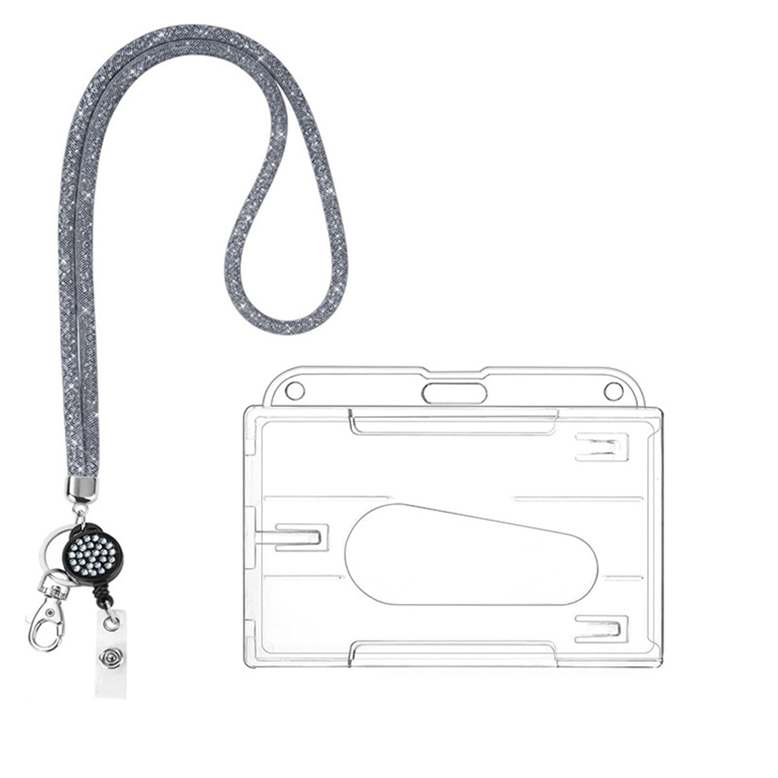 Bling Keychain Lanyards Cute Lanyard Crystal Rhinestone Neck Lanyard ...