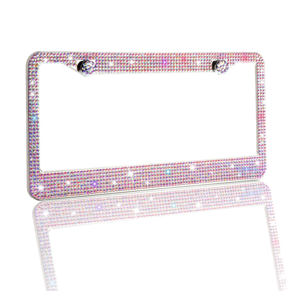 Bling License Plate Frame for Women锛孲parkly License Plate Frames ...