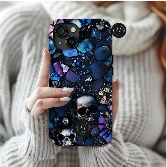 Bling Mosaic Halloween Glitter Art Case for iPhone 17 through 11 Pro ...