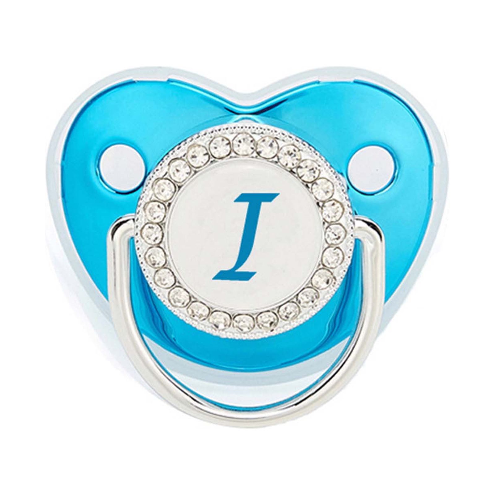 Bling Pacifier and Pacifier Clip 26 Letter Name Custom Pacifier Glitter ...