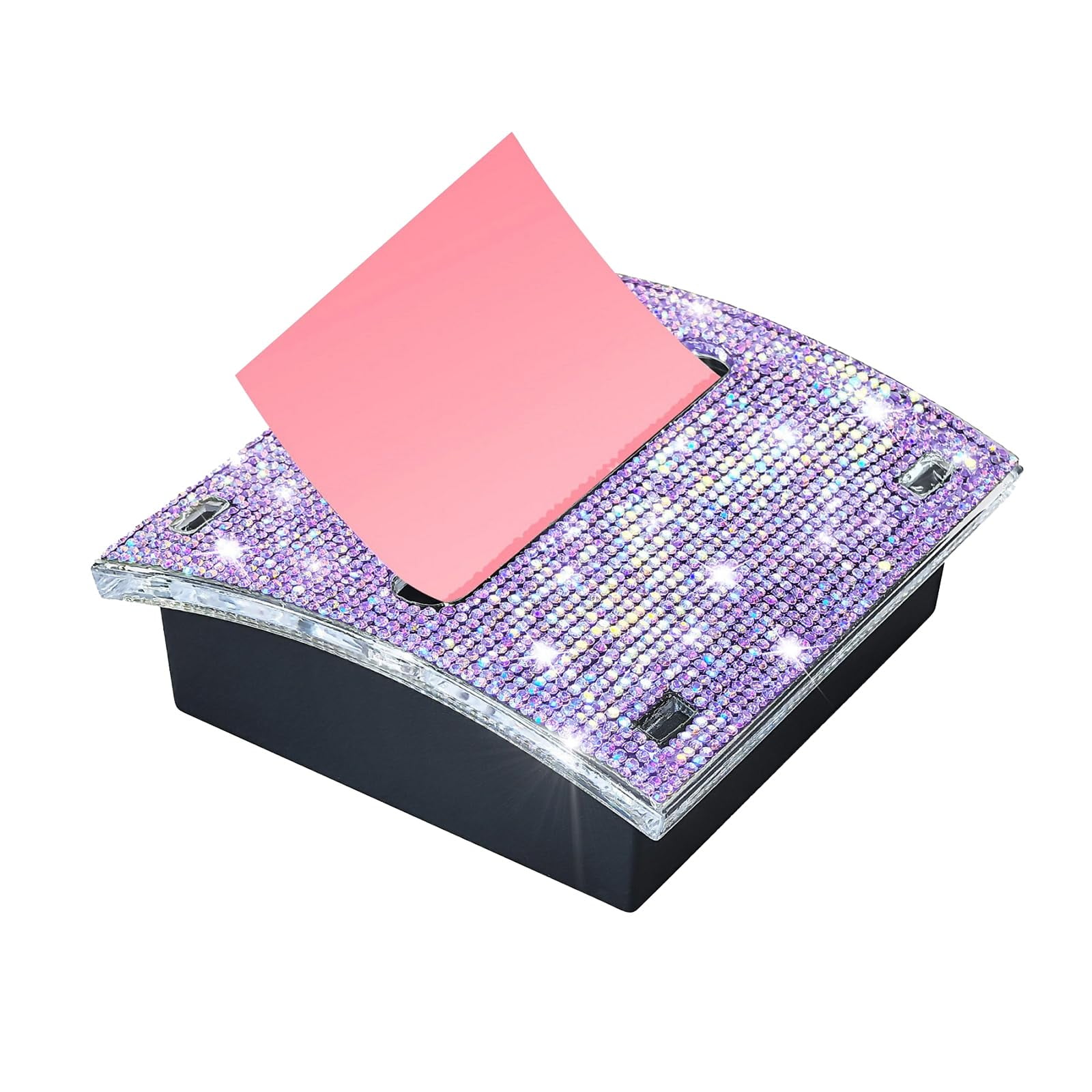Bling Post It Note Dispenser, Rhinestone Sticky Note Holder, 3x3 Inch ...
