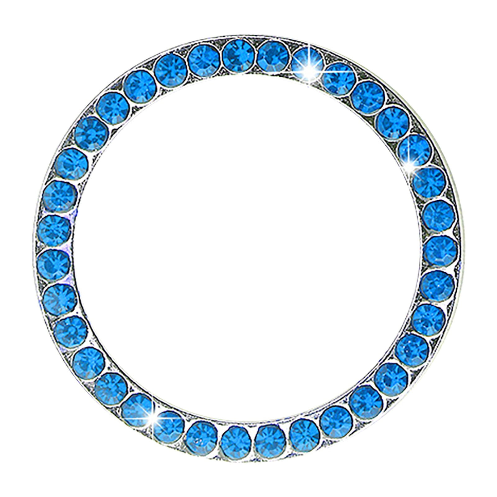 Bling Push To Start Button Cover Ring Interior Diamond Rhinestone Car ...