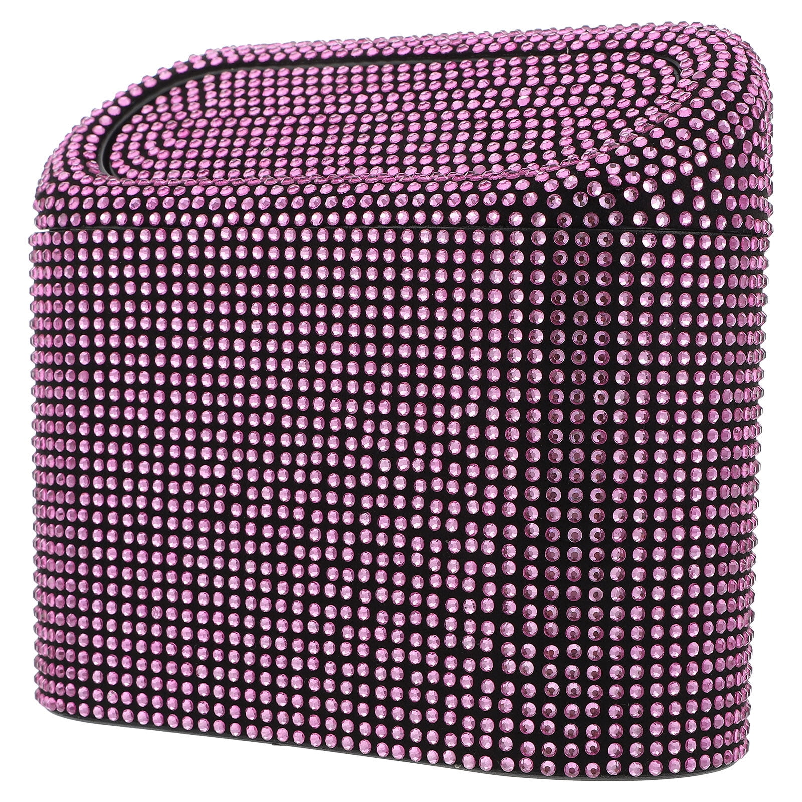 Rhinestone Car Trash Can with Lid, Portable Garbage Bin for Car ...