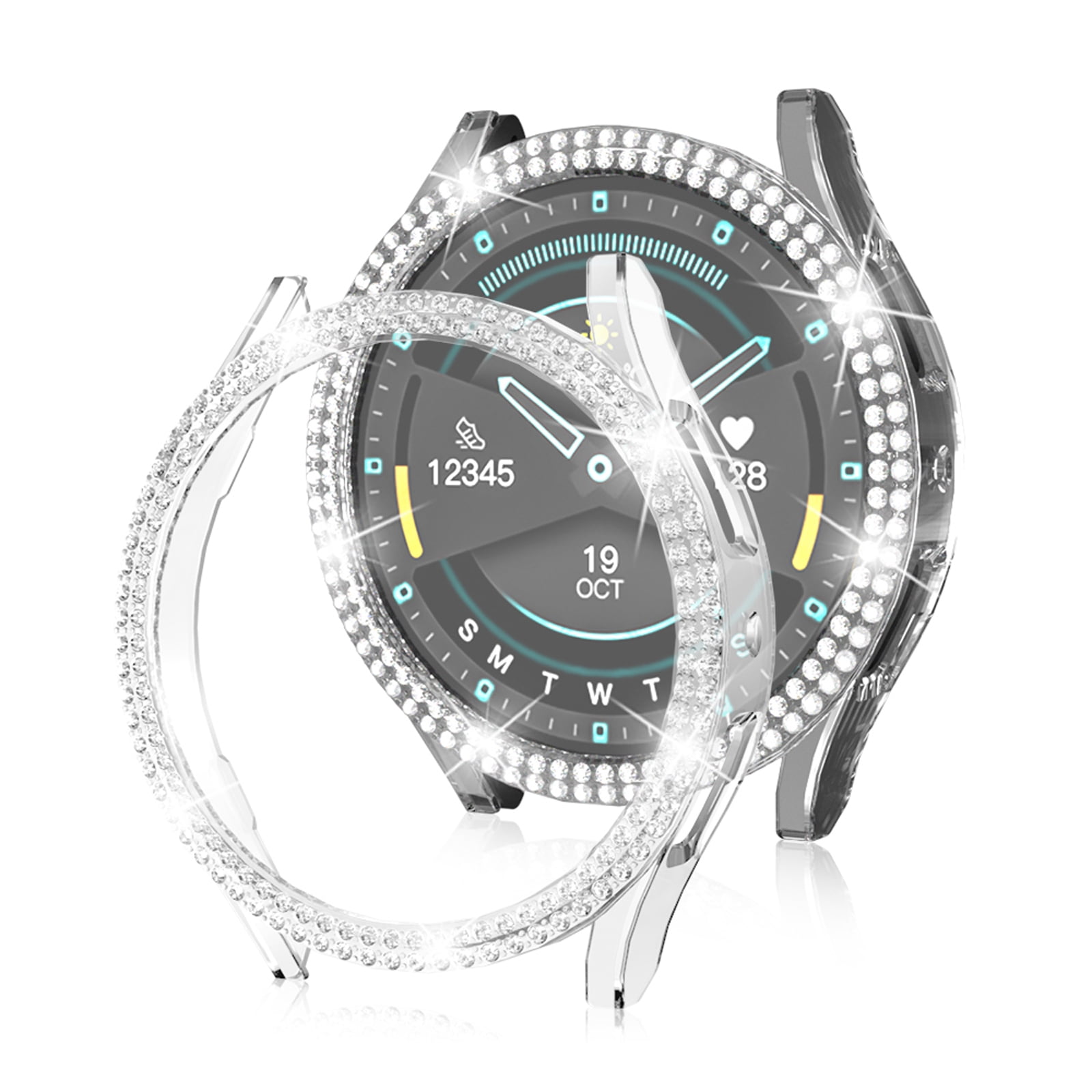 Bling Rhinestone Case for Samsung Galaxy Watch 7 44mm Women Girls,Hard ...