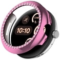 Bling Rhinestone Protective Case for Google Pixel Watch 4 45mm, PC ...