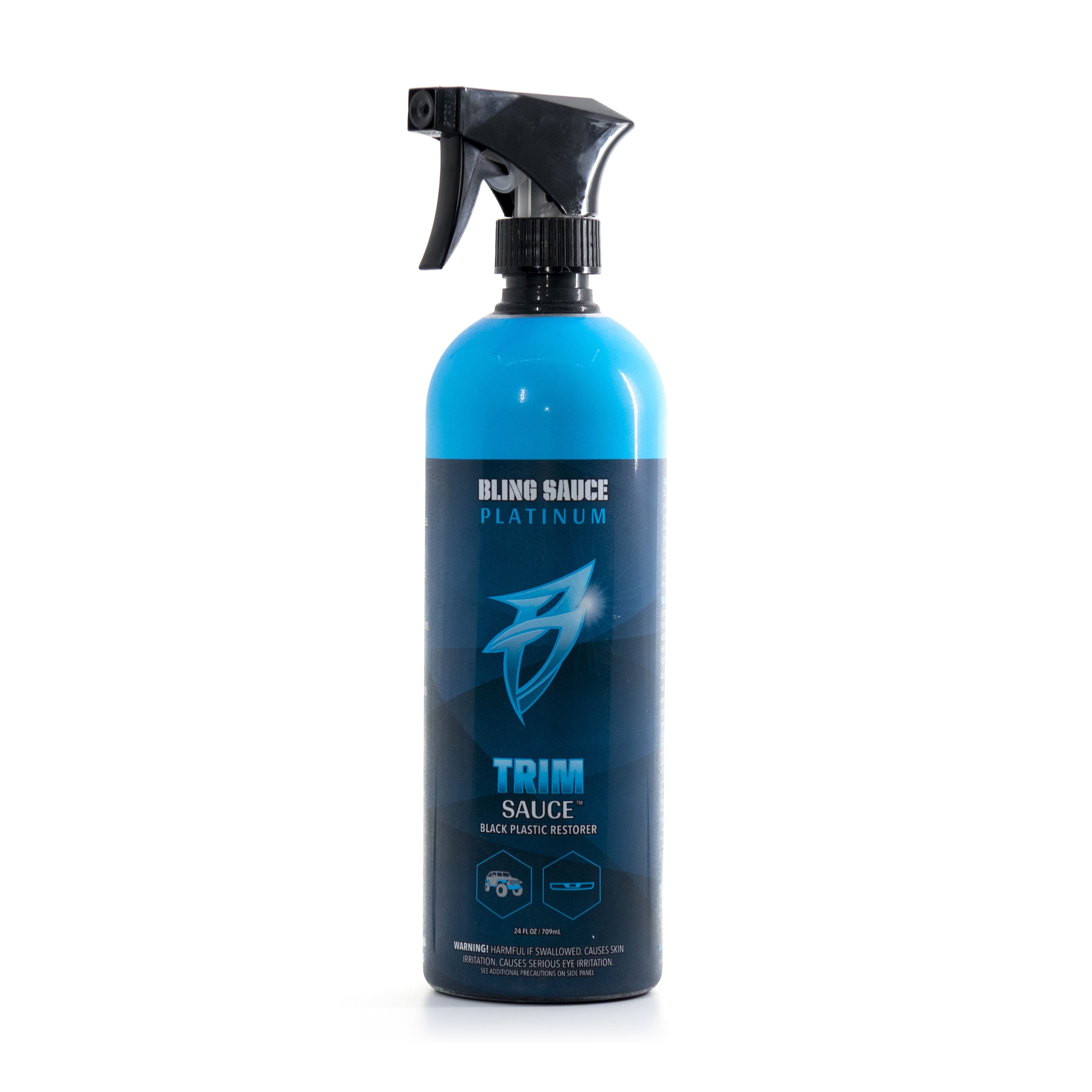 Bling Sauce, Auto Restore Trim Shine, 24oz, Black Plastic Restorer ...