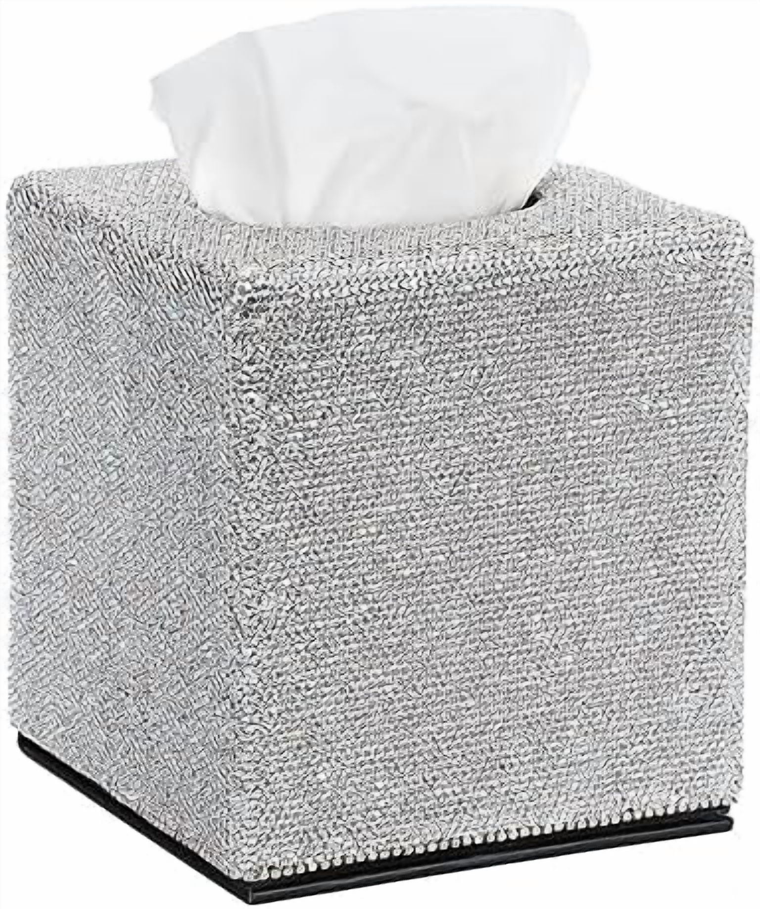 Bling Square Tissue Box Cover: Sparkling Magnetic Cube Holder for ...