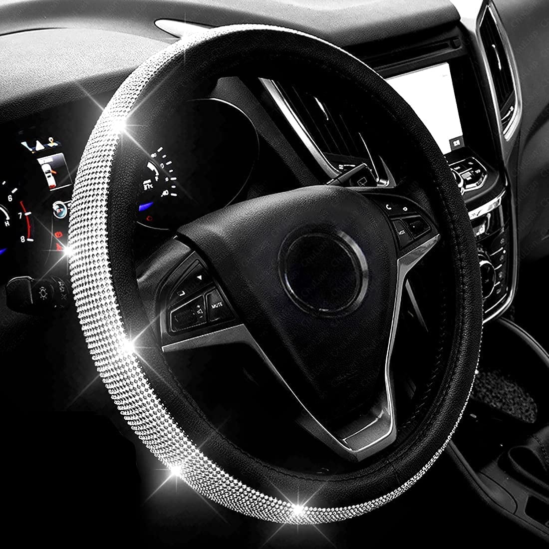 Bling Steering Wheel Cover, Rhinestone Steering Wheel Cover with ...