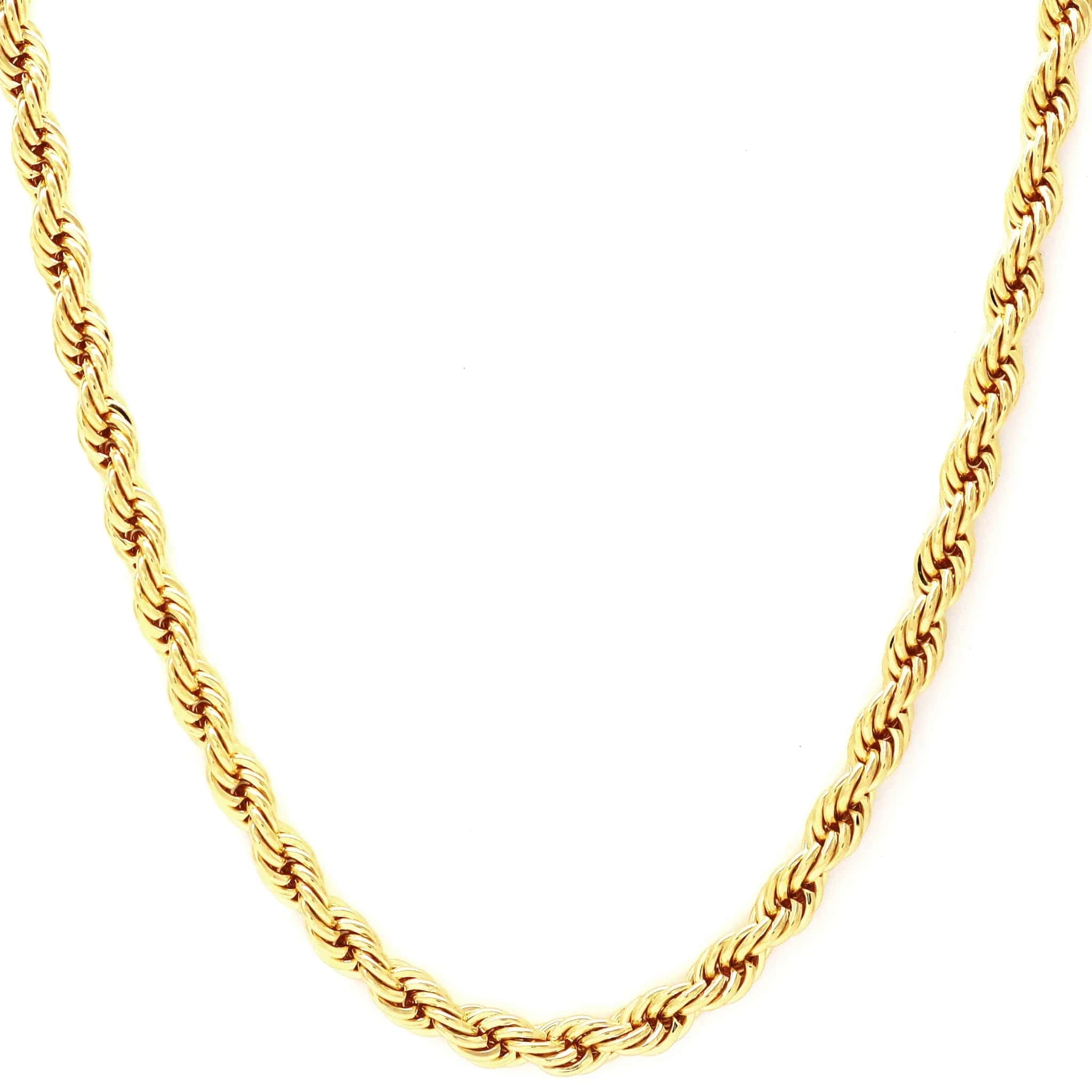 Bling Trax Gold Chain Necklace Collection - 14K Solid Yellow Gold ...