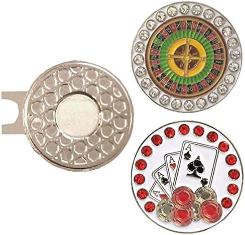 Bling Vegas Golf Ball Marker Pack | Includes One Roulette Wheel & One 4 ...