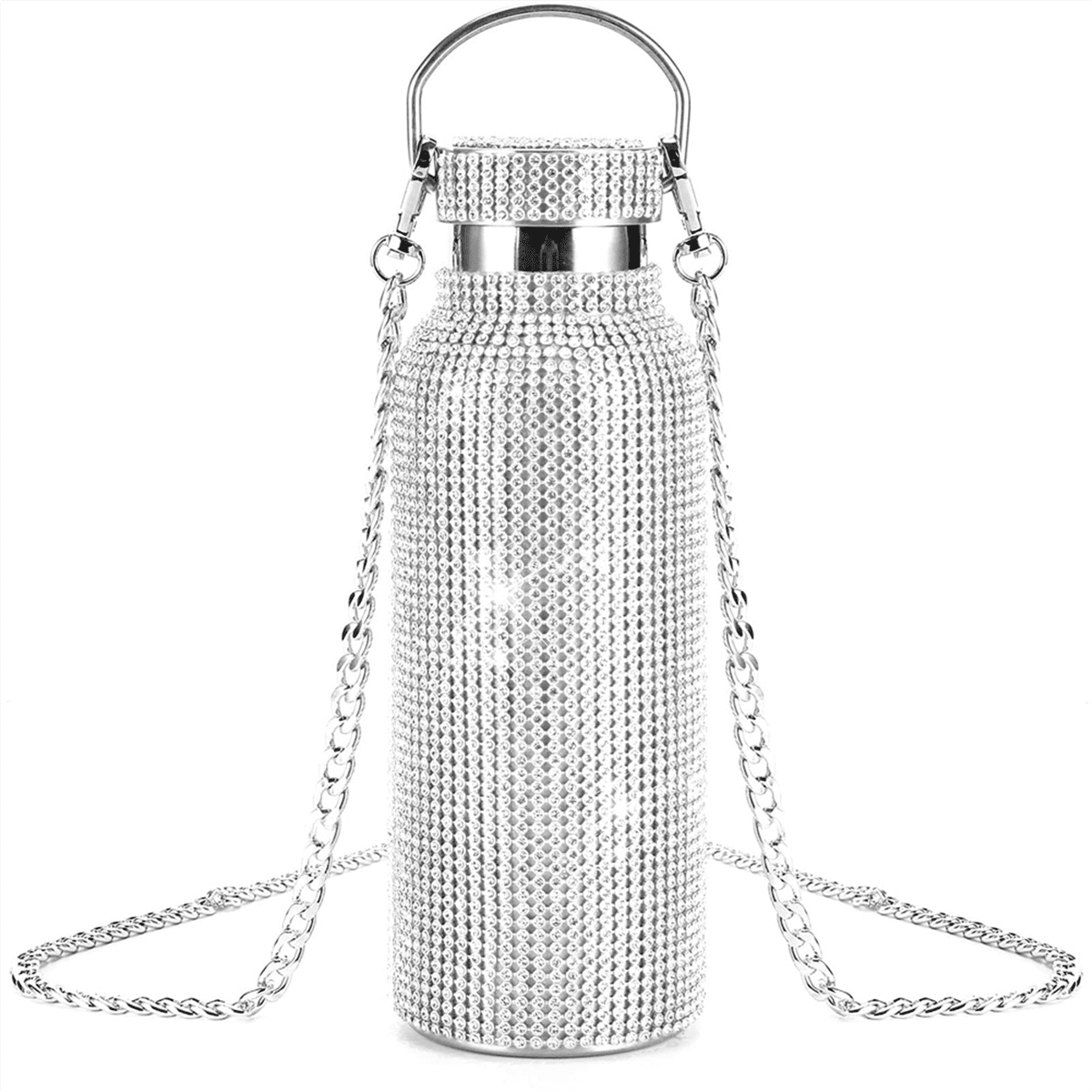 Bling Water Bottle Rhinestone, Diamond Glitter Cup, Stainless Steel ...