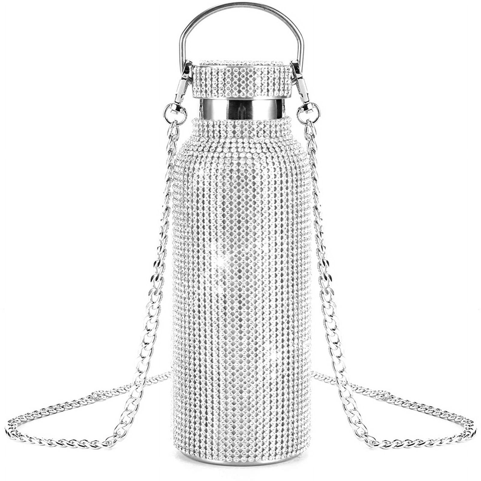 Bling Water Bottle Rhinestone, Diamond Glitter Cup, Stainless Steel ...
