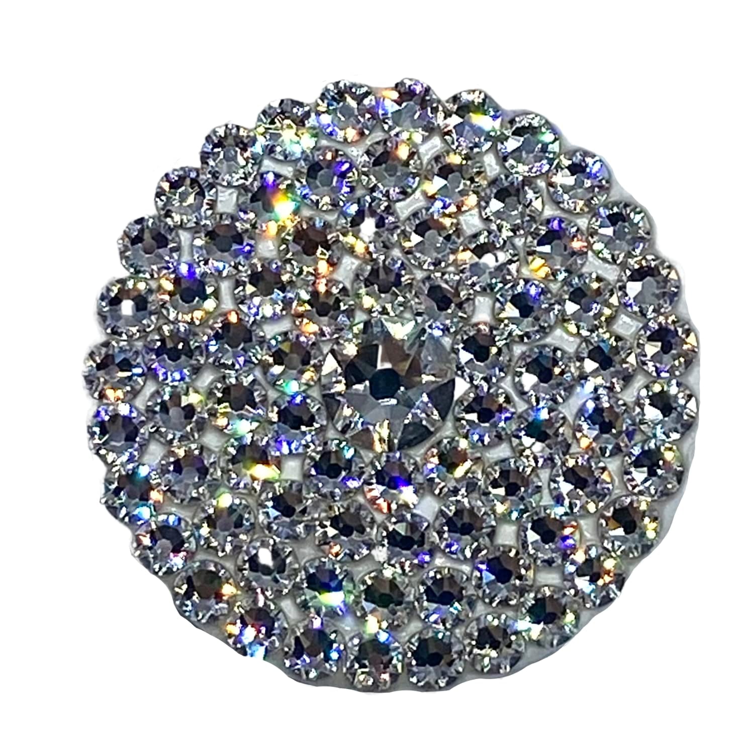 Bling White Pop Up Phone Grip/Phone Stand crystallized using Clear ...
