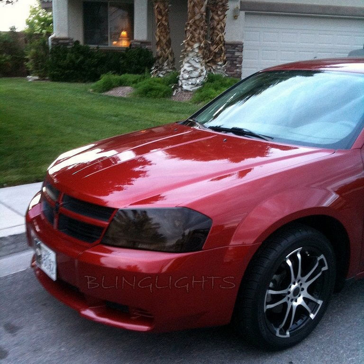 BlingLights Dodge Avenger Smoke Tint Protection Automotive Light Covers ...