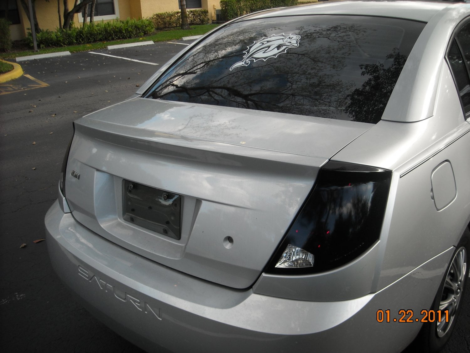 BlingLights Saturn Ion Murdered Out Tinted Taillamps Overlays, Easy ...