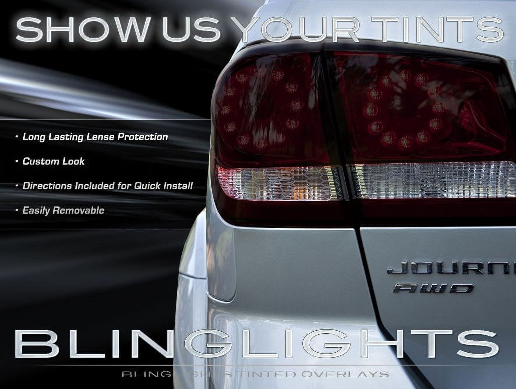 BlingLights Tinted Tail Lamp Overlays Automotive Light Covers - Walmart.com